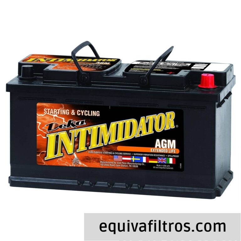 Batería DEKA 9A49 - Equivalencias de Filtros para vehículos livianos y ...