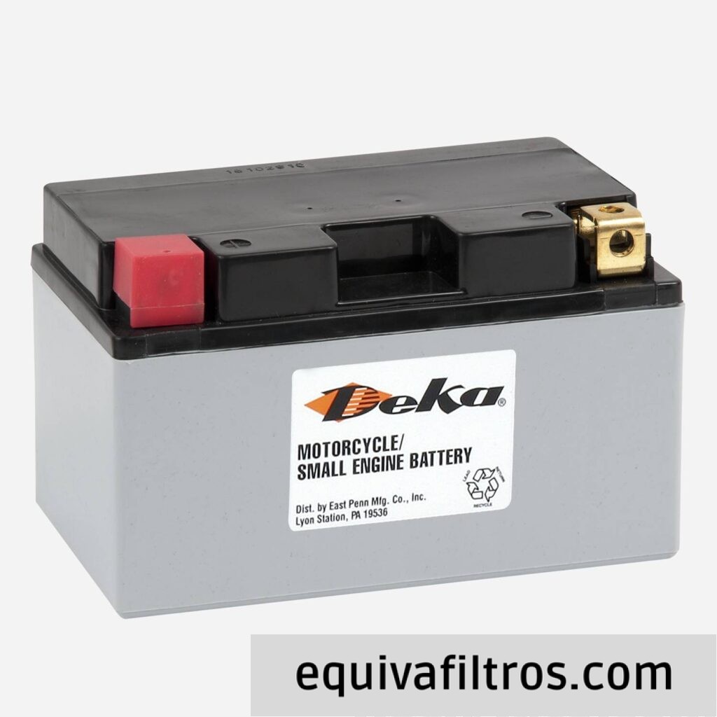 Batería DEKA ETZ10S - Equivalencias de Filtros para vehículos livianos ...